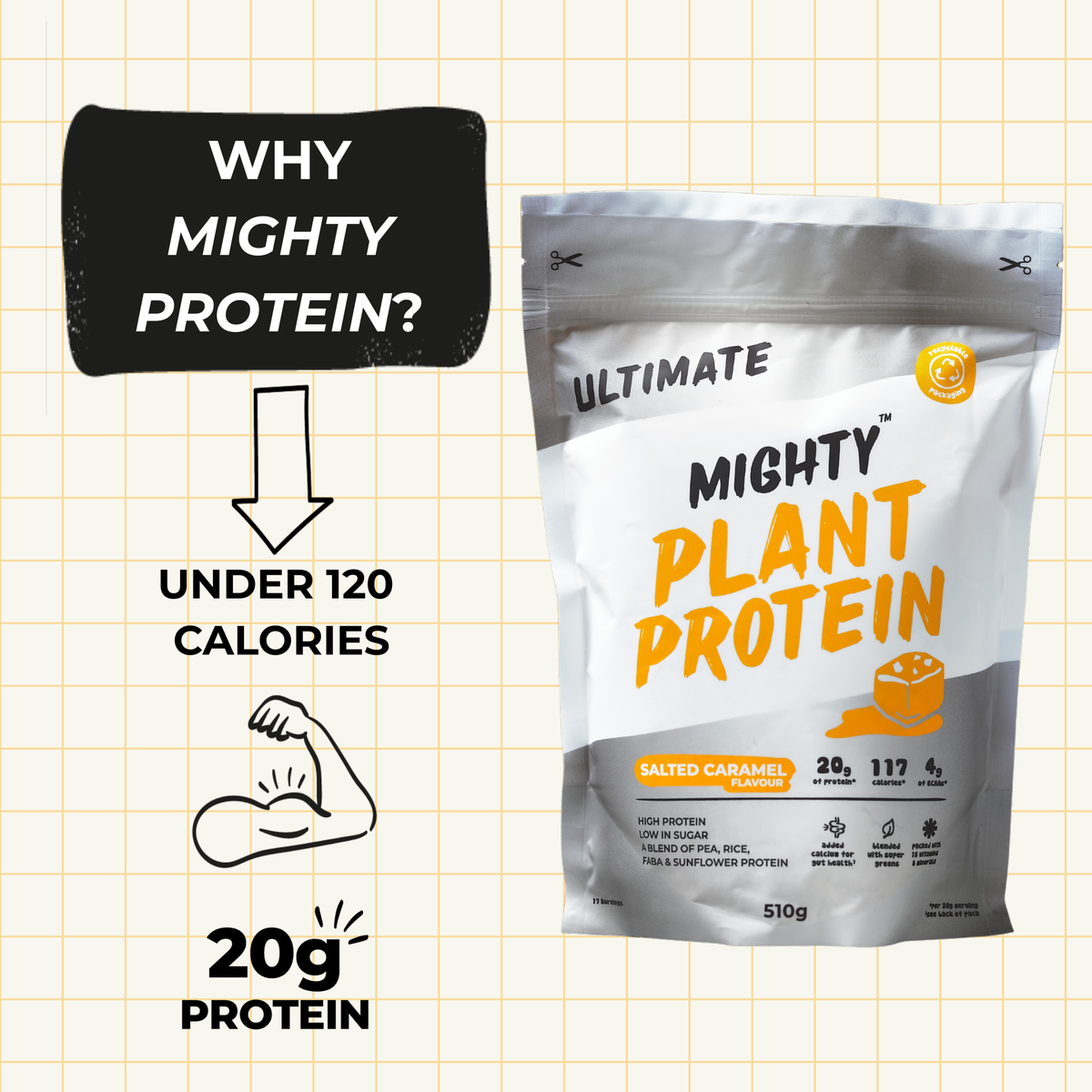 Ultimate Salted Caramel Protein Powder – The Mighty Kitchen